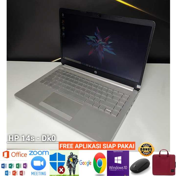 laptop hp 14s-dk0024au AMD A9 VGA RADEON ram 4GB SSD 128GB - windows 10 ...