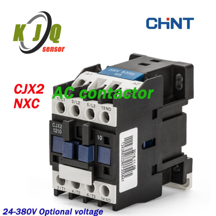 Chint AC contactor 110V 220V 380V 24V 36V single phase CJX2-0910 CJX2-1210 CJX2-1810 CJX2-2510 ...