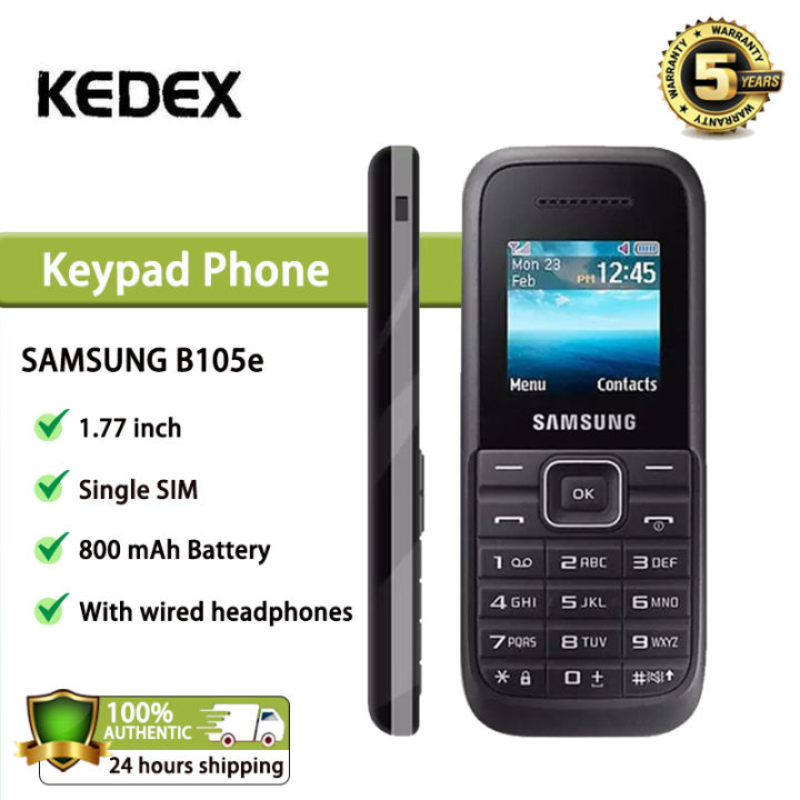 KEDEX Original Samsung B105e Keypad cellphone Keypad Phone Backup ...