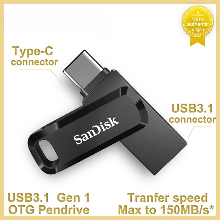 Sandisk Ultra Dual Drive OTG Pen Drive Type-C With USB 3.1 Pendrive ...