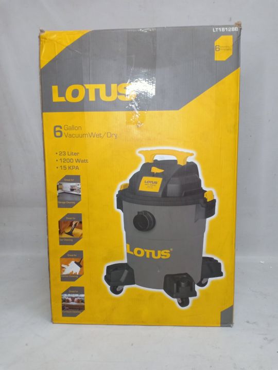 Lotus LT18128B 6 Gal Wet / Dry Vacuum Cleaner + Blower Cleaner [GOLDEN ...