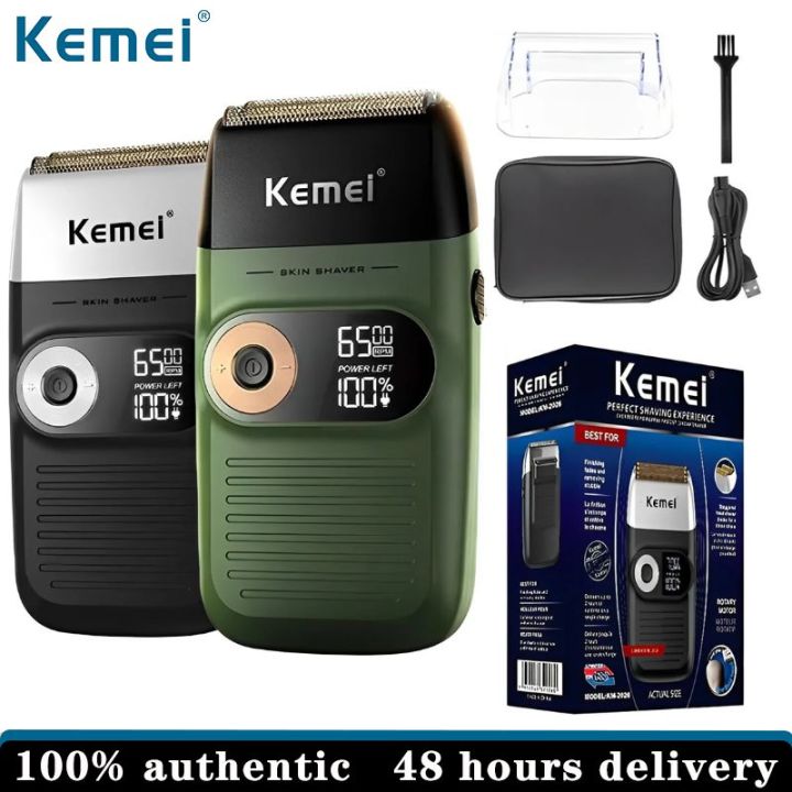 Kemei KM-2026 Powerful Barber Pro Electric Shaver For Men Hair Beard ...