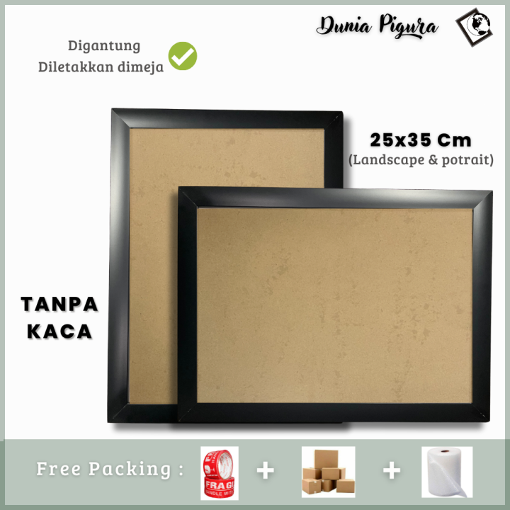 Bingkai Foto 25x35cm TANPA KACA Minimalis / Frame Photo | Lazada Indonesia