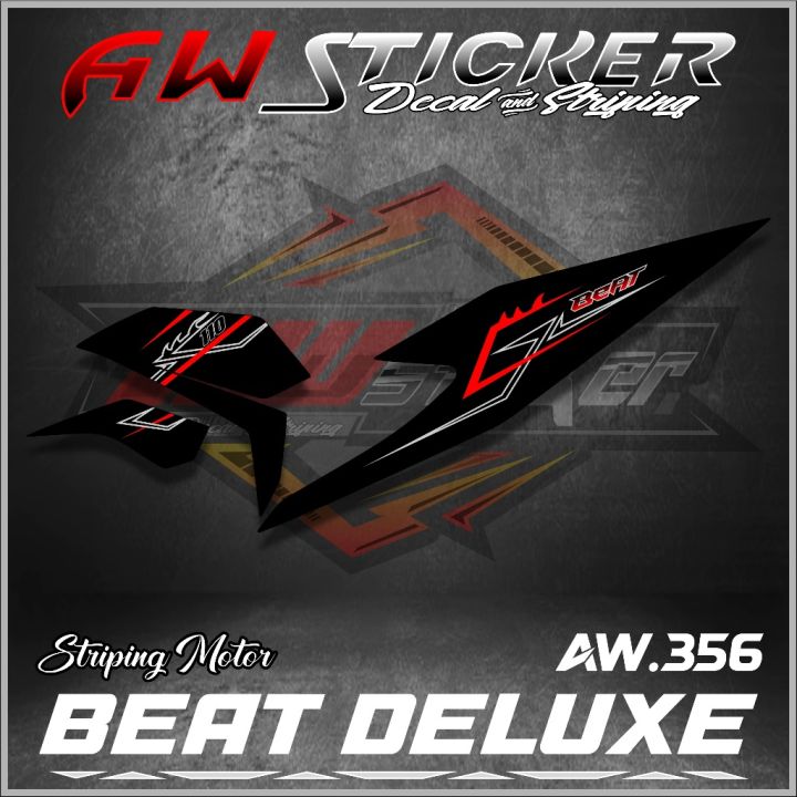 Sticker Striping Transparan Beat Deluxe 2020 2021 2022 Stiker Variasi ...