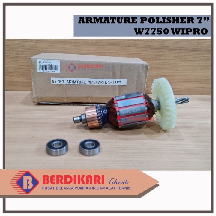 Armature Angker Disc Polisher Mesin Poles Mobil Wipro W7750 7" inch | Lazada Indonesia