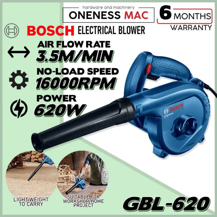 ''BOSCH'' ELECTRIC BLOWER -620W -1.7KG -GBL-620 | Lazada