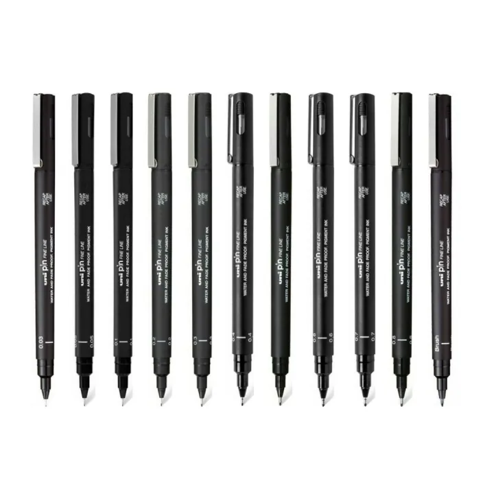 ARTHUB - UNI PIN Sign Pen / For Professional Fineliner Pigment Liner ...