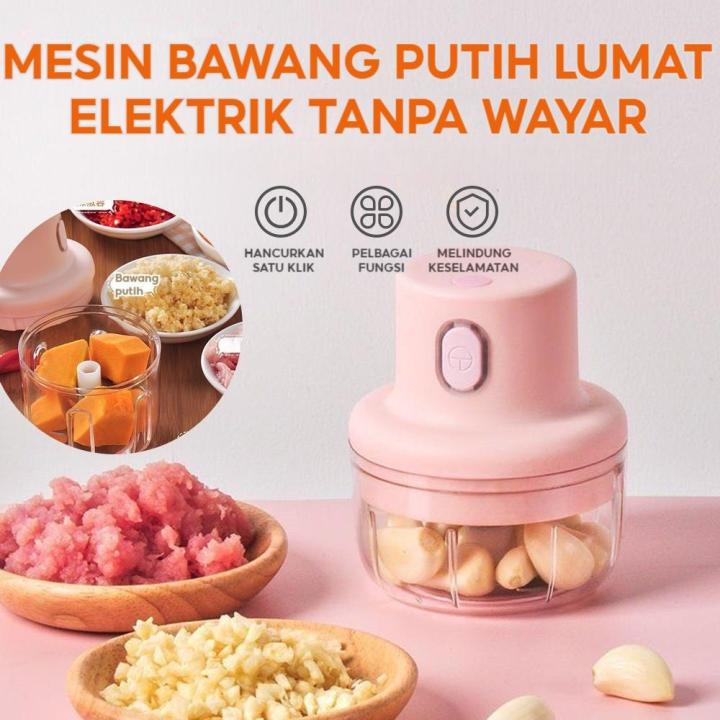 ANGEL_LOVEE🛒🛒 Rechargeable Mini Food Chopper - Electric Garlic ...