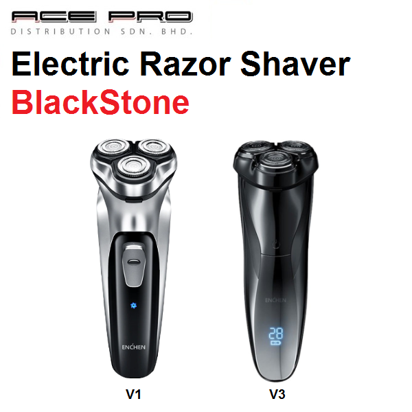 ENCHEN BLACKSTONE 3D Triple Floating Blade Heads Electric Razor Shaver ...