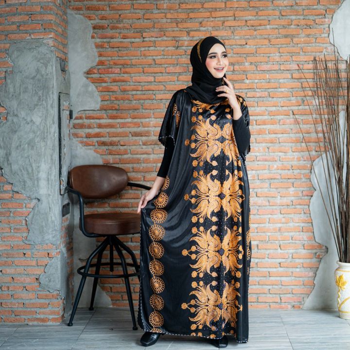 ชุดอบาย่าปักลายทอง IM06 รุสมีนี | Lazada.co.th