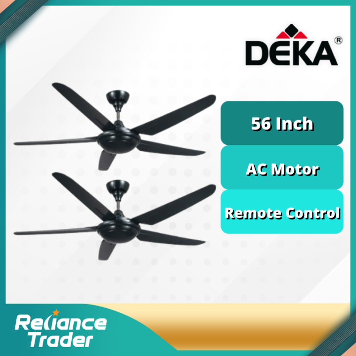 DEKA 56 Inch CEILING FAN WITH REMOTE CONTROL DF50P | Lazada