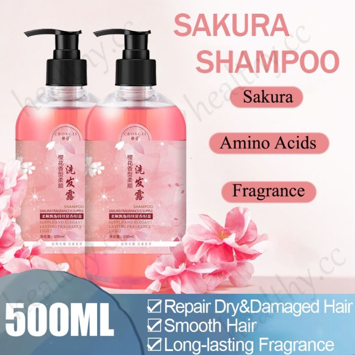 COD Sakura hair Shampoo anti dandruff Shampoo Oil Control Lasting ...