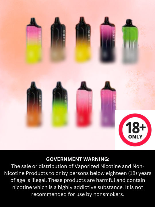 Shft Gripbar 12000 Puffs Vape Pod Disposable Dispo 12k Shift Free ...
