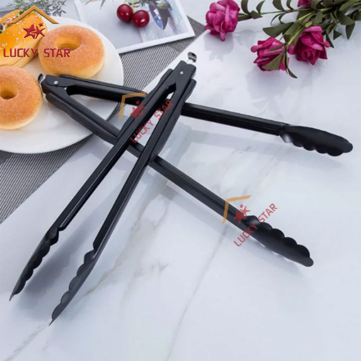 Black Tong Stainless Steel / Food Tong / Serving tong / Tong For ...