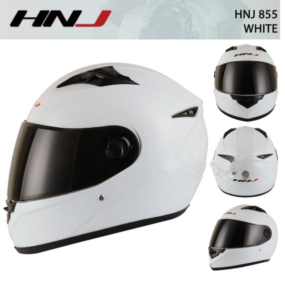 HNJ 855 Full Face Motorcycle Helmet Dark Smoke Visor Size Large | Lazada PH
