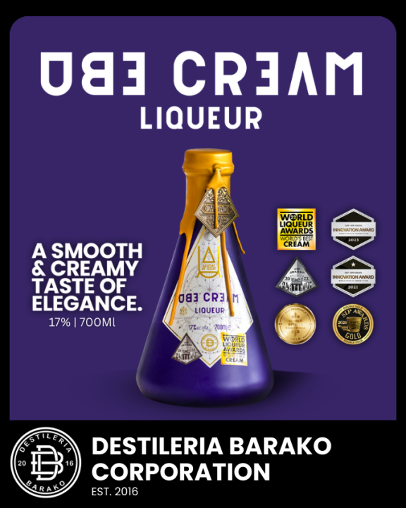 Ube Cream Liqueur | Agimat at Ugat | Destileria Barako | 700ml | 17% ...