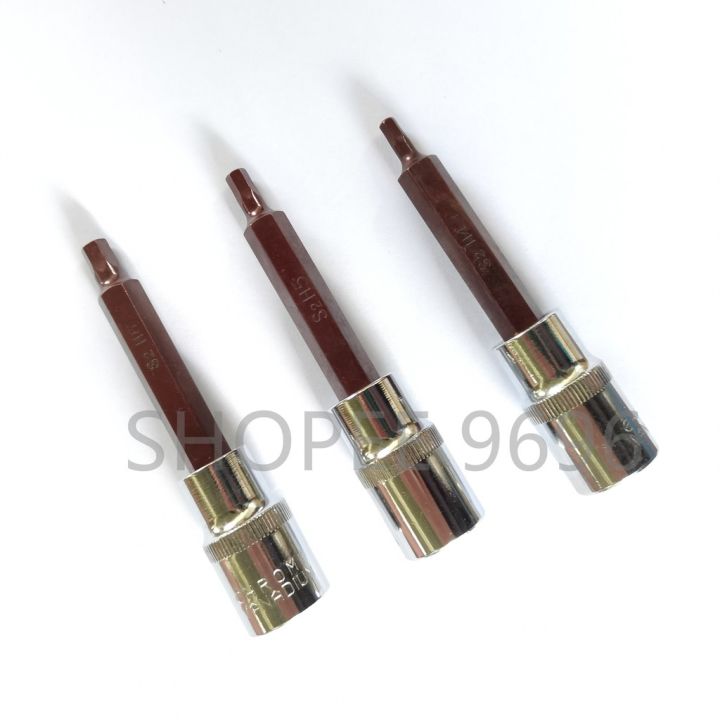 HEAVY DUTY Hex Allen Key Bit Socket Tools 1/2 H4 H5 H6 EXTRA LONG HEX ...