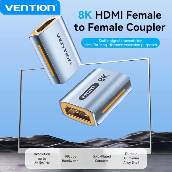 Vention HDMI Extender Adapter HDMI Female to Female Connector 4k HDMI 2 ...