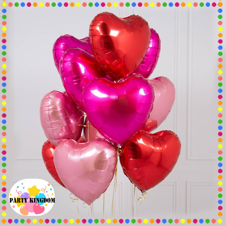 Party Kingdom 1PC 18inches heart foil balloon partyneeds | Lazada PH