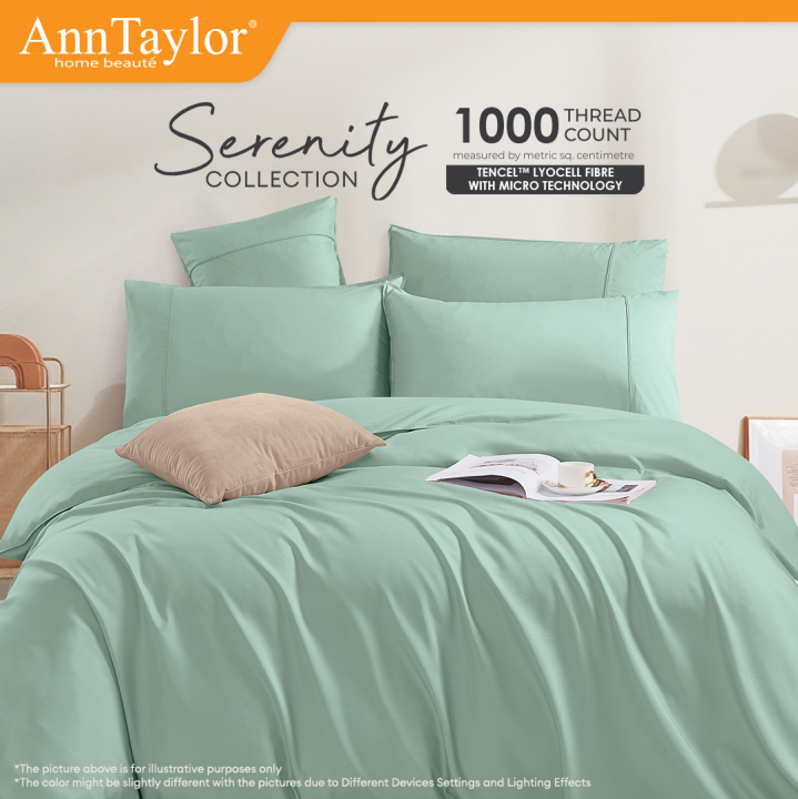 Ann Taylor Serenity TENCEL™ Comforter Set – 1000TC Cooling Lyocell ...