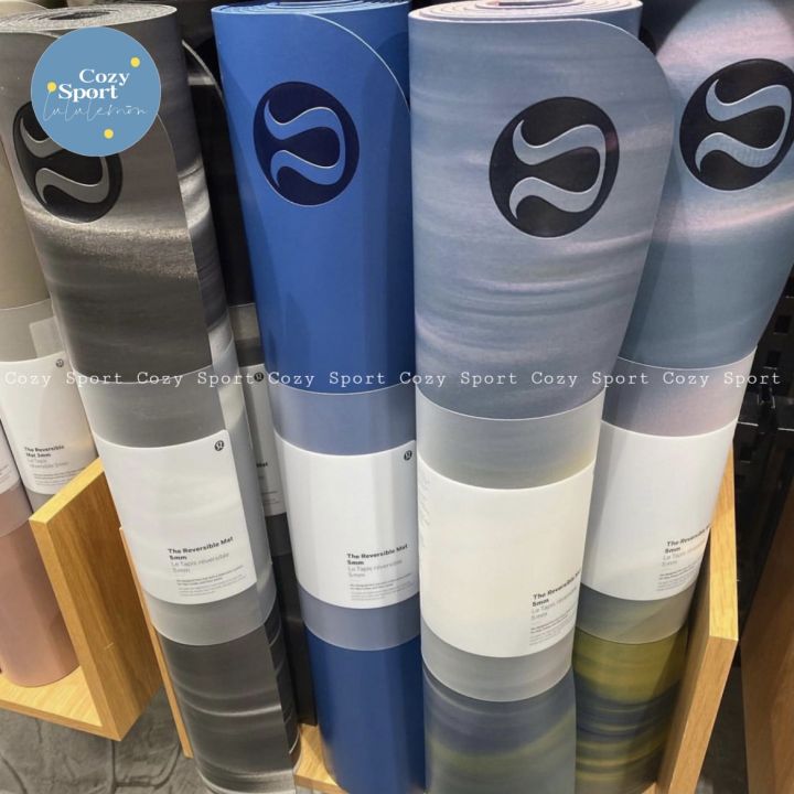 Lululemon Yoga Mat 5Mm Double-Sided Professional Rubber Non-Slip ...