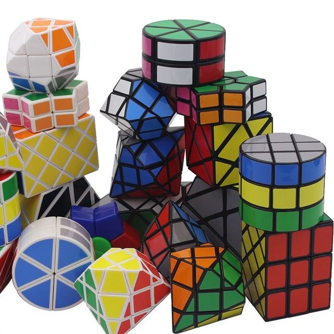 Rubik meilong/qiyi 2x2 3x3 4x4 5x5 6x6 7x7 2x3 Skewb Dino Pyraminx ...