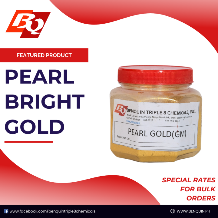 Pearl Bright Gold Industrial Colorant Powder (100g) | Lazada PH