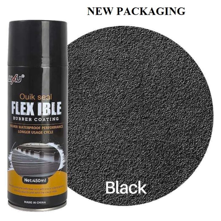 Best Seller FLEXIBLE RUBBER COATING SPRAY | BLACK | 450 ML | High ...