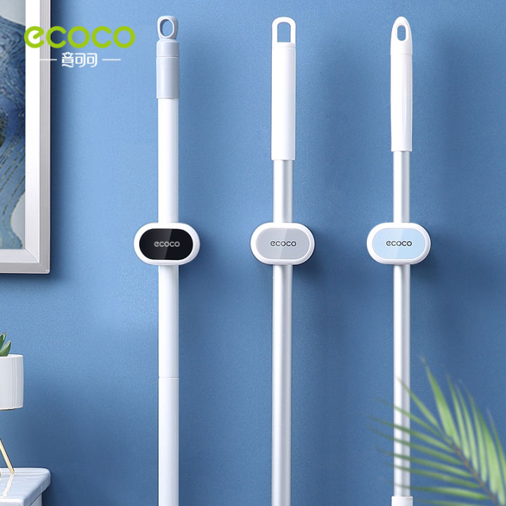 MND Wall Mount Mop Broom Holder (2pcs/set) - Ecoco Self Adhesive Mop ...