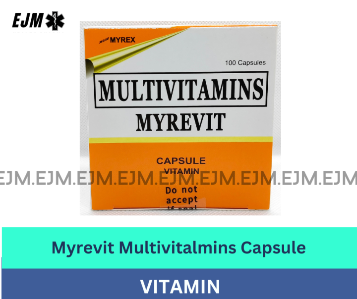 Myrevit Multivitamins Capsule - 100 capsules | Lazada PH