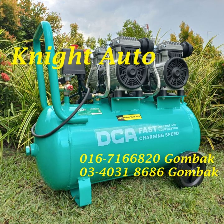 [ASME CERTIFIED] DCA AQE1500X2 50L 4HP Oil less Air Compressor | Lazada