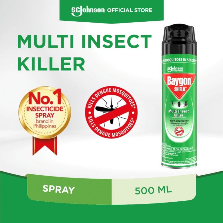 Baygon Shield Multi Insect Killer - 500 ml ... | Lazada PH