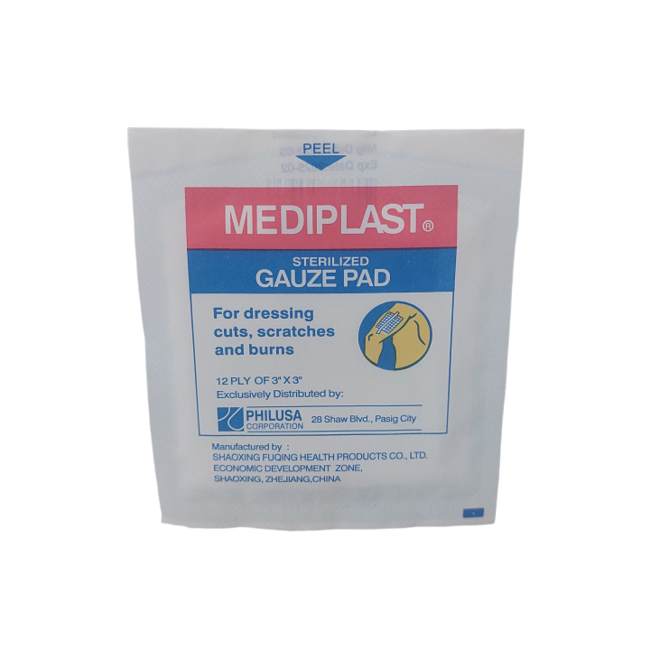 MEDIPLAST Sterilized Gauze Pads 3x3 | Lazada PH