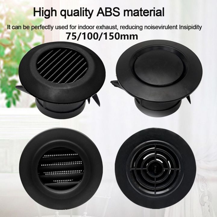 MJJ8 75/100/150mm Round Air Conditioning Supplies Extract Valve Grille ...