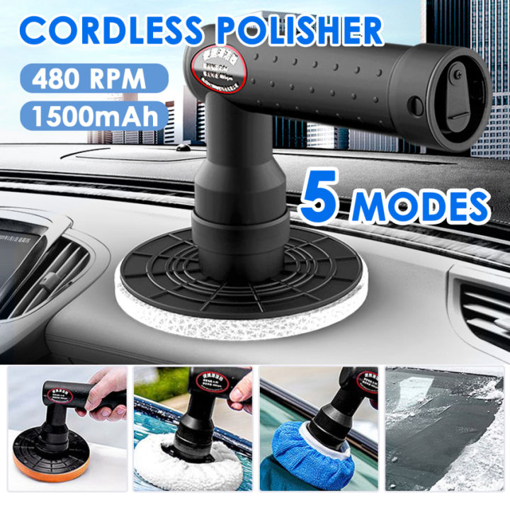Cordless Electric Car Polisher Portable Car Polishing Machine Cleaner ...