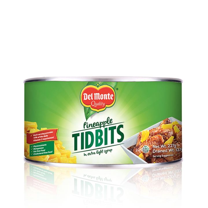Del Monte Pineapple Tidbits (227g) | Lazada PH