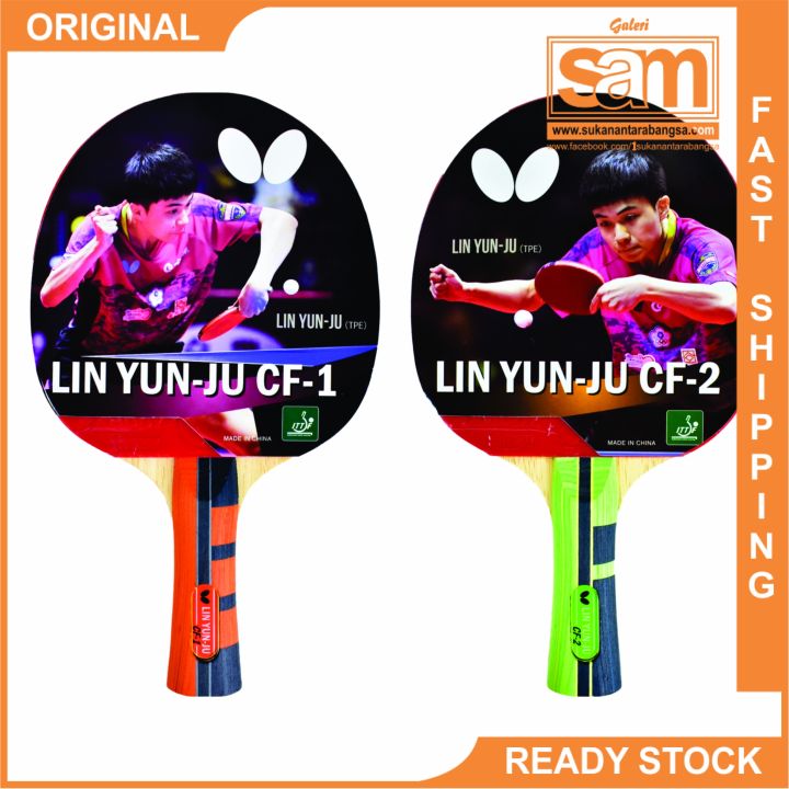 BUTTERFLY LIN YUN-JU CF Series Shakehand Hybrid Table Tennis Bat | Lazada