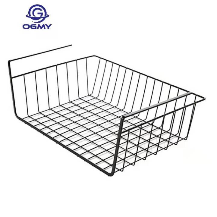 OGMY Stackable Hanging Basket Under Shelf Baskets Wire Storage Basket ...