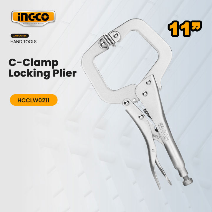 INGCO C-Clamp Locking Plier 11" HCCLW0211 IHT | Lazada PH