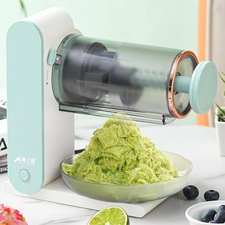 🧊 Smooth Smoothie Machine Rechargeable Snowflake Ice Shaver Slushy ...