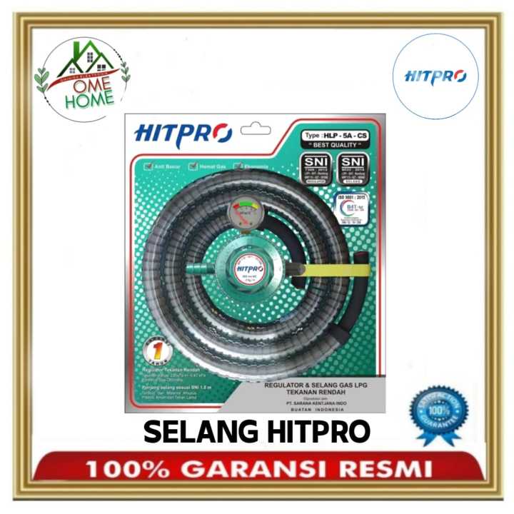 Selang Hitpro Kompor Gas SNI Lapis Spiral Fleksible 1.8 Meter - HSF 1A ...