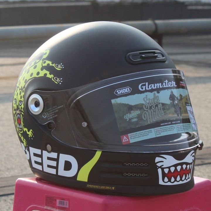 SHOEI GLAMSTER Classic Retro Full Face Helmet, For Harley Cruise ...