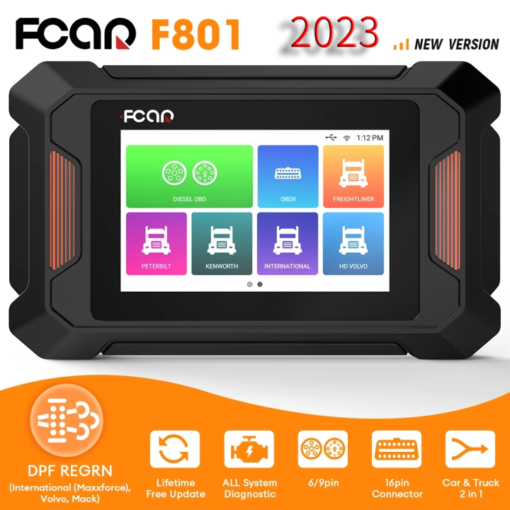 Fcar F801 Diesel Heavy Duty Truck Diagnostic Scanner Professional All ...