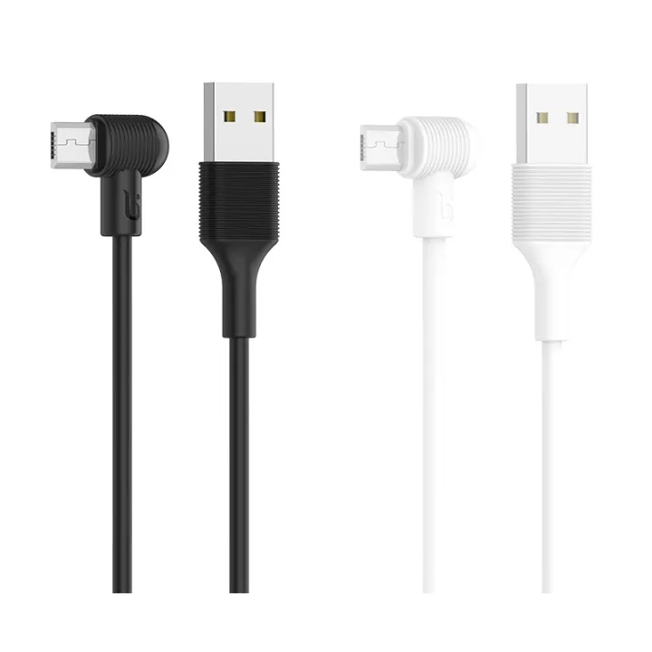 Cáp Sạc Micro USB Bẻ Vuông Góc 90 Độ Borofone BX7 Dài 1m | Lazada.vn