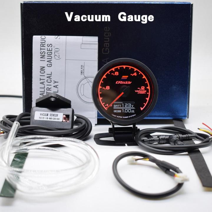 GREDDY Multi D/A LCD Digital Display Meter Vacuum Gauge 7 Colours 2 In1 ...