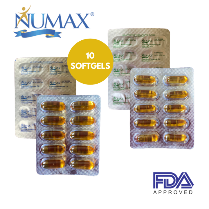 NUMAX Evening Primrose Oil, Expiration 31-Jan-2025 | Lazada PH