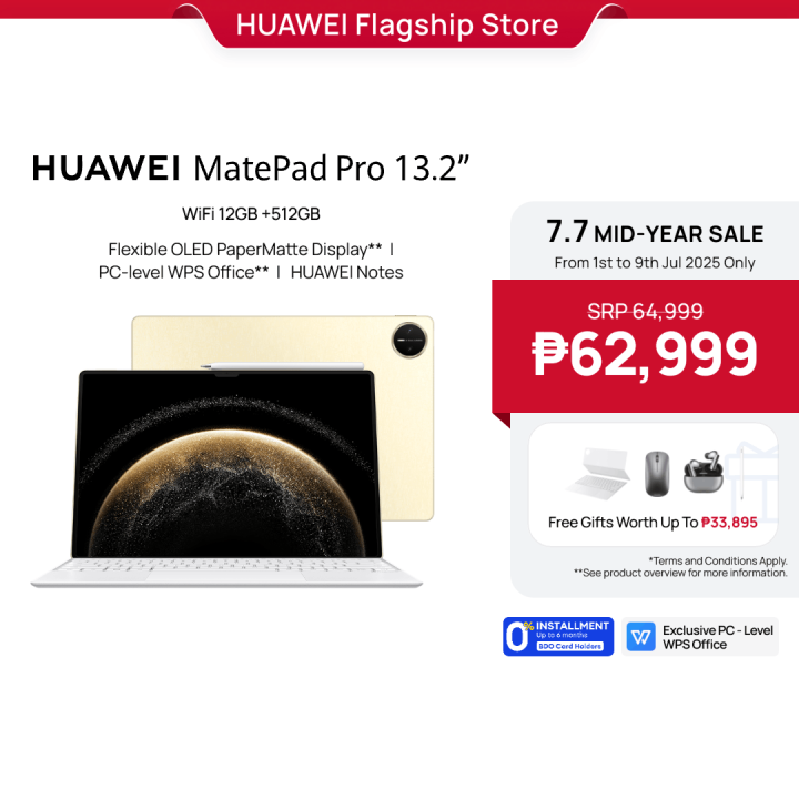 HUAWEI MatePad Pro 13.2-inch 2025 | Tablet | Flexible OLED PaperMatte ...