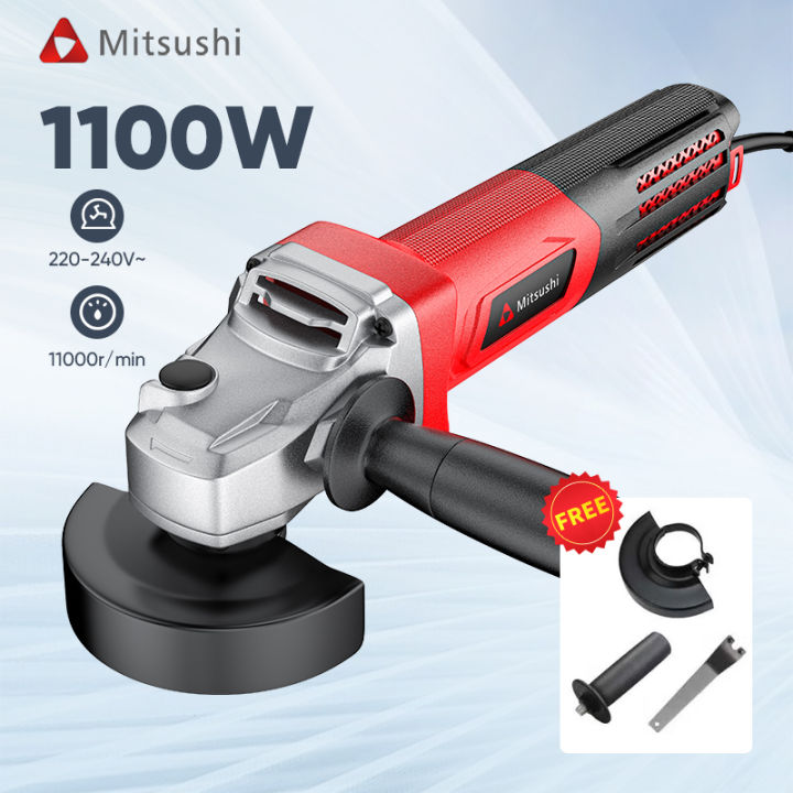 Mitsushi MJMJ720C 1100W Angle Grinder Industrial 4" Heavy Duty Electric ...