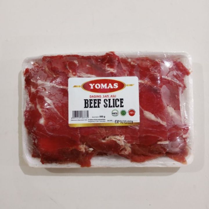 YOMAS beef slice reguler 500gr | Lazada Indonesia