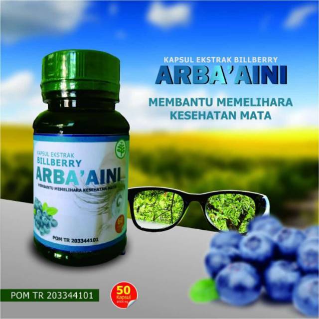 Kapsul Ekstrak Billberry 50 Kapsul - Arba'aini | Lazada Indonesia